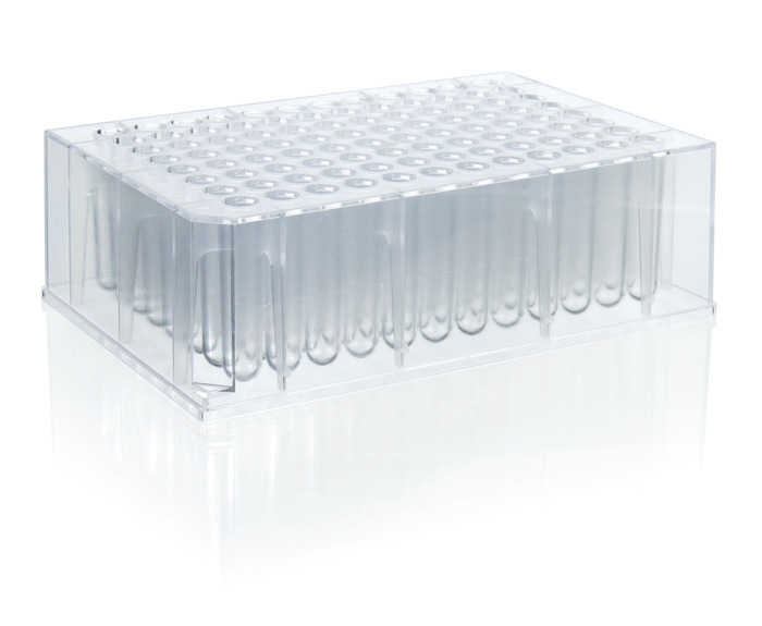 Deep-well plate, 96-well, U-bottom, PS, BIO-CERT® PCR QUALITY