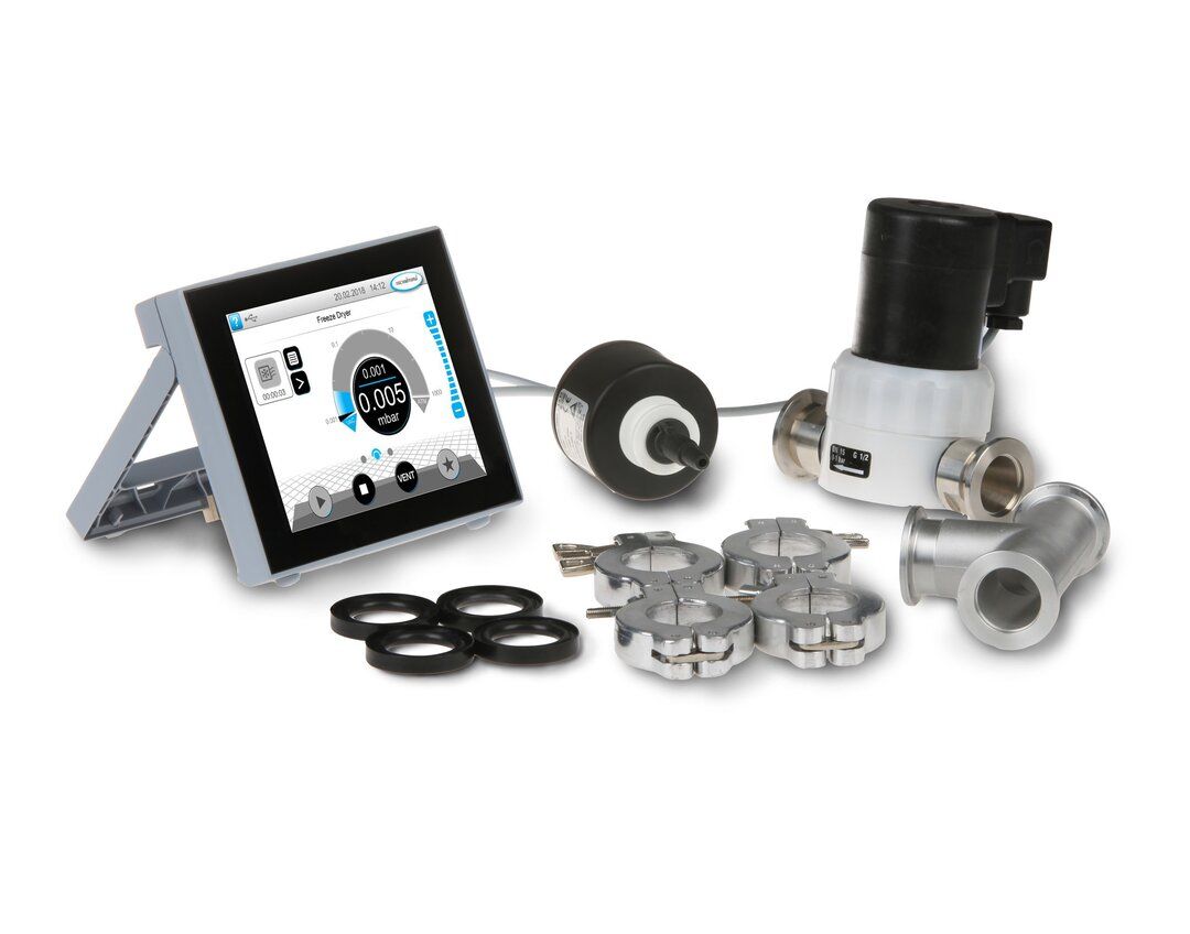 VACUU·SELECT package for fine vacuum controlwith Pirani sensor for KF ...